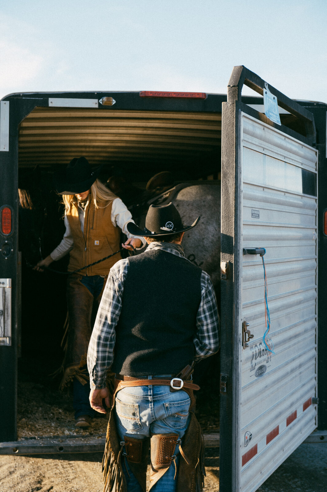 Montana Western Ranch Winter Engagement Session - presleygrayphoto.com